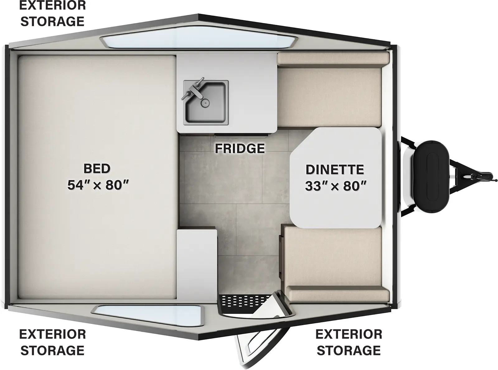 Flagstaff Hardside Pop Up Campers Floorplans - Forest River RV